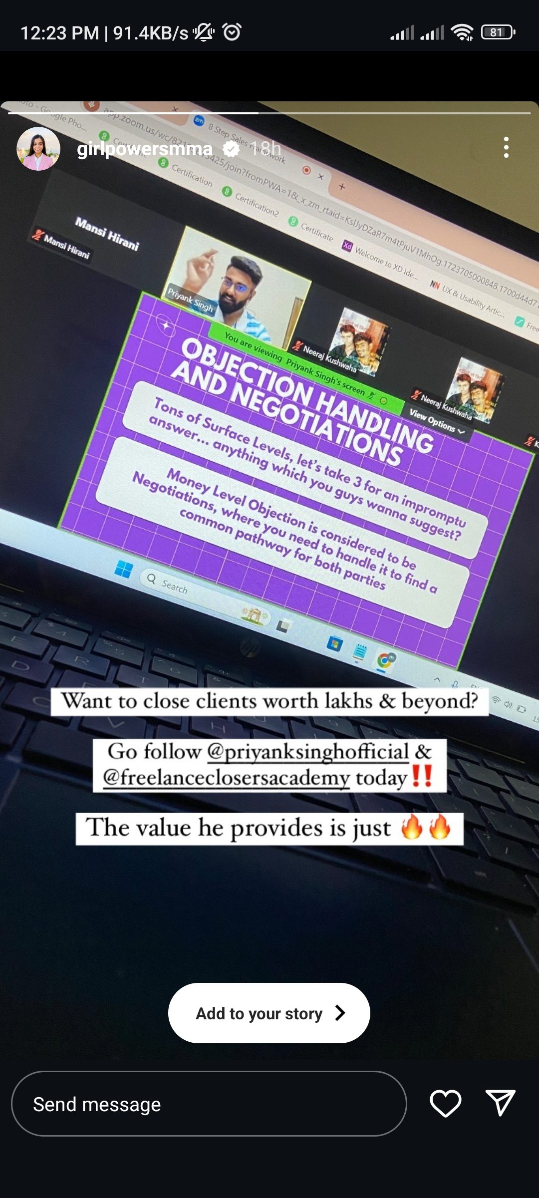 Sales Framework Masterclass – Freelance Closers Academy